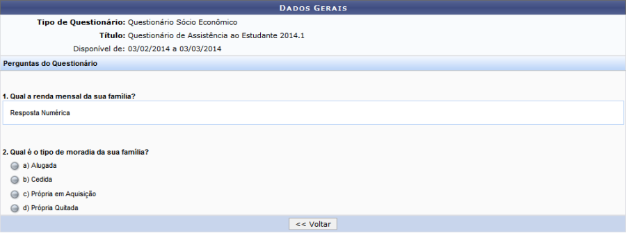 SIGAA — Sistema Integrado de Gestão